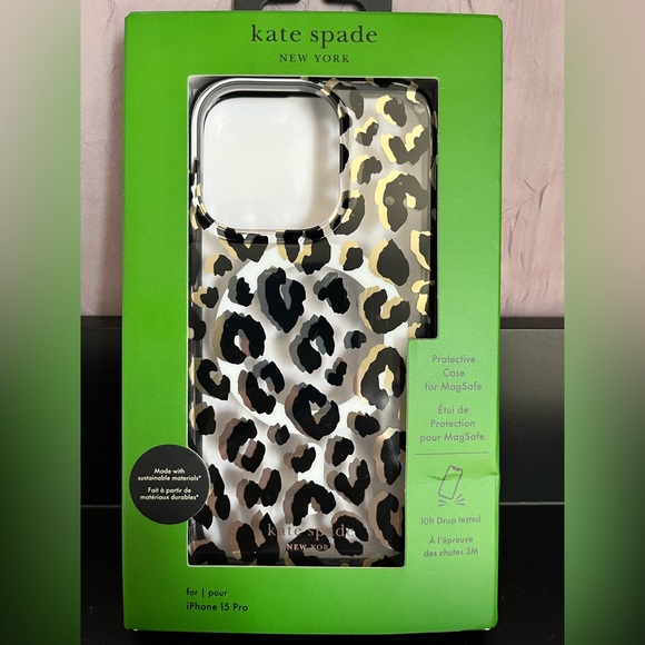 kate spade | Cell Phones & Accessories | Nwt Kate Spade Leopard Print ...
